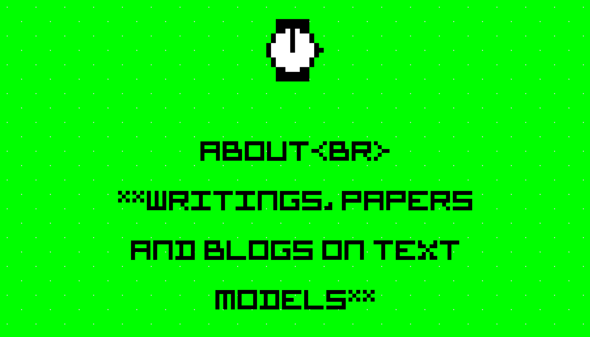 About Writings, Papers and Blogs on Text Models on HackerNoon